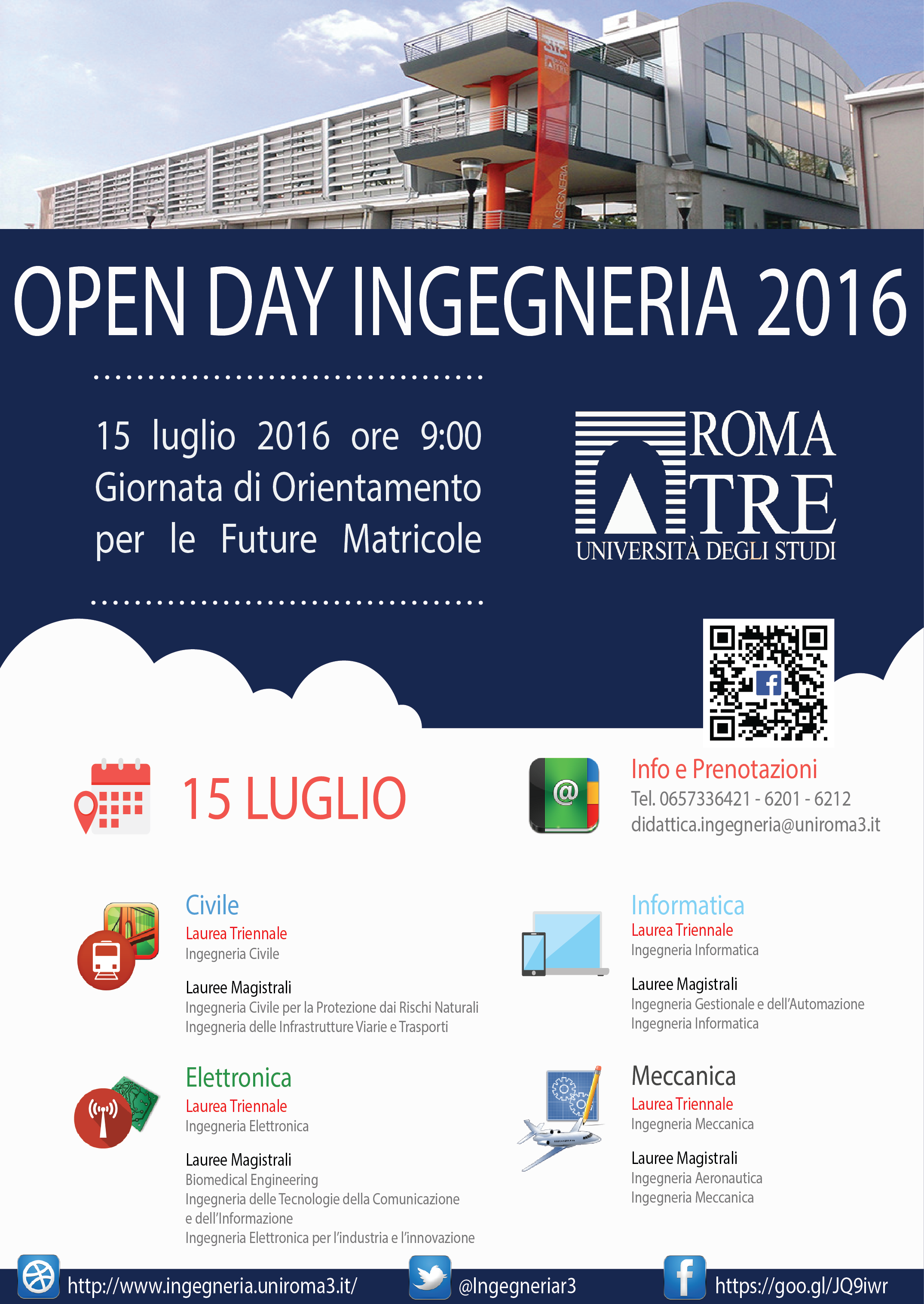 Open Day Ingegneria 2016 - Università Roma Tre