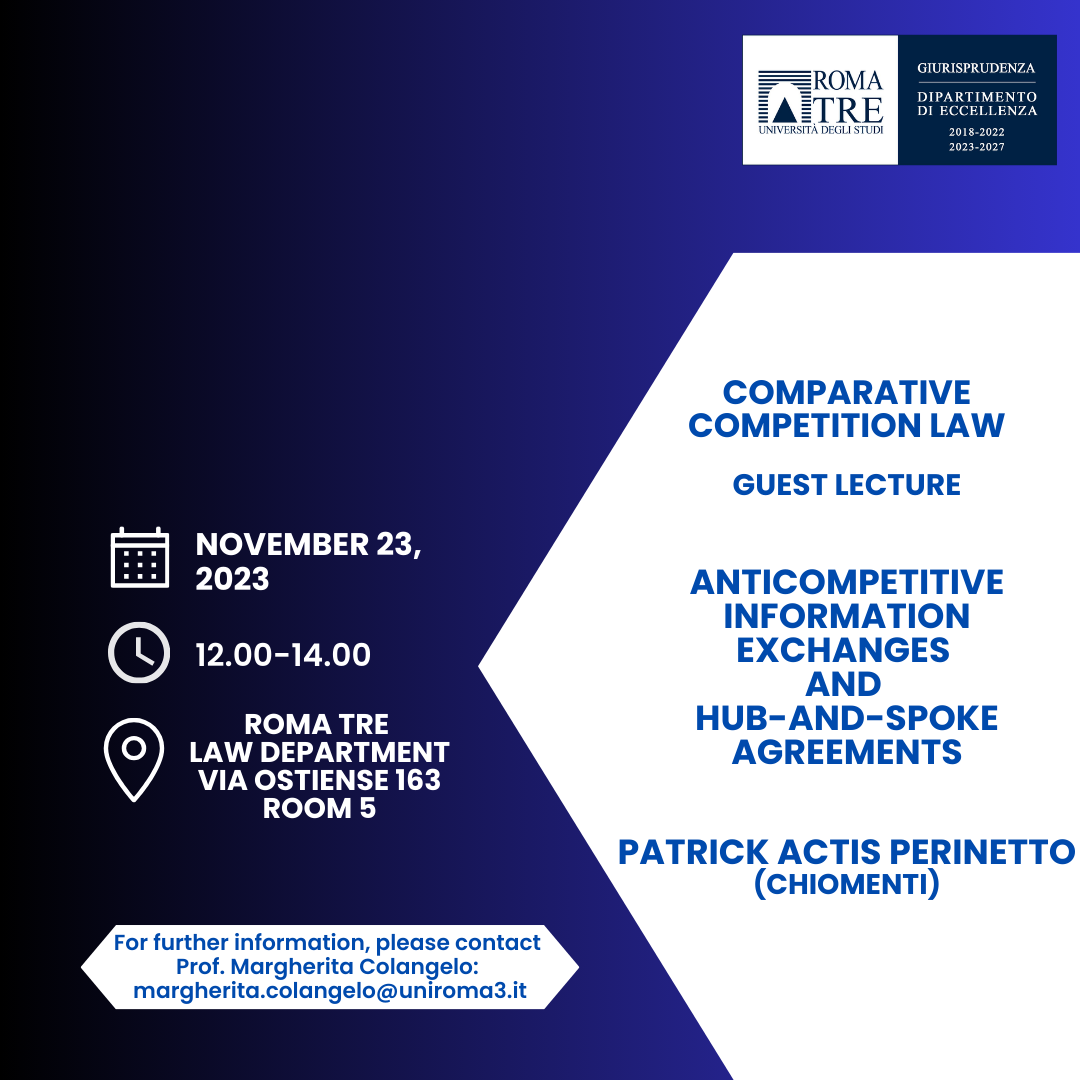 Comparative Competition Law - Guest lecture "Anticompetitive ...