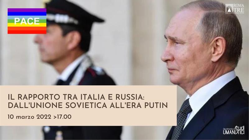 Il rapporto tra Italia e Russia: dall'Unione Sovietica all'era Putin - Dipartimento di Studi ...