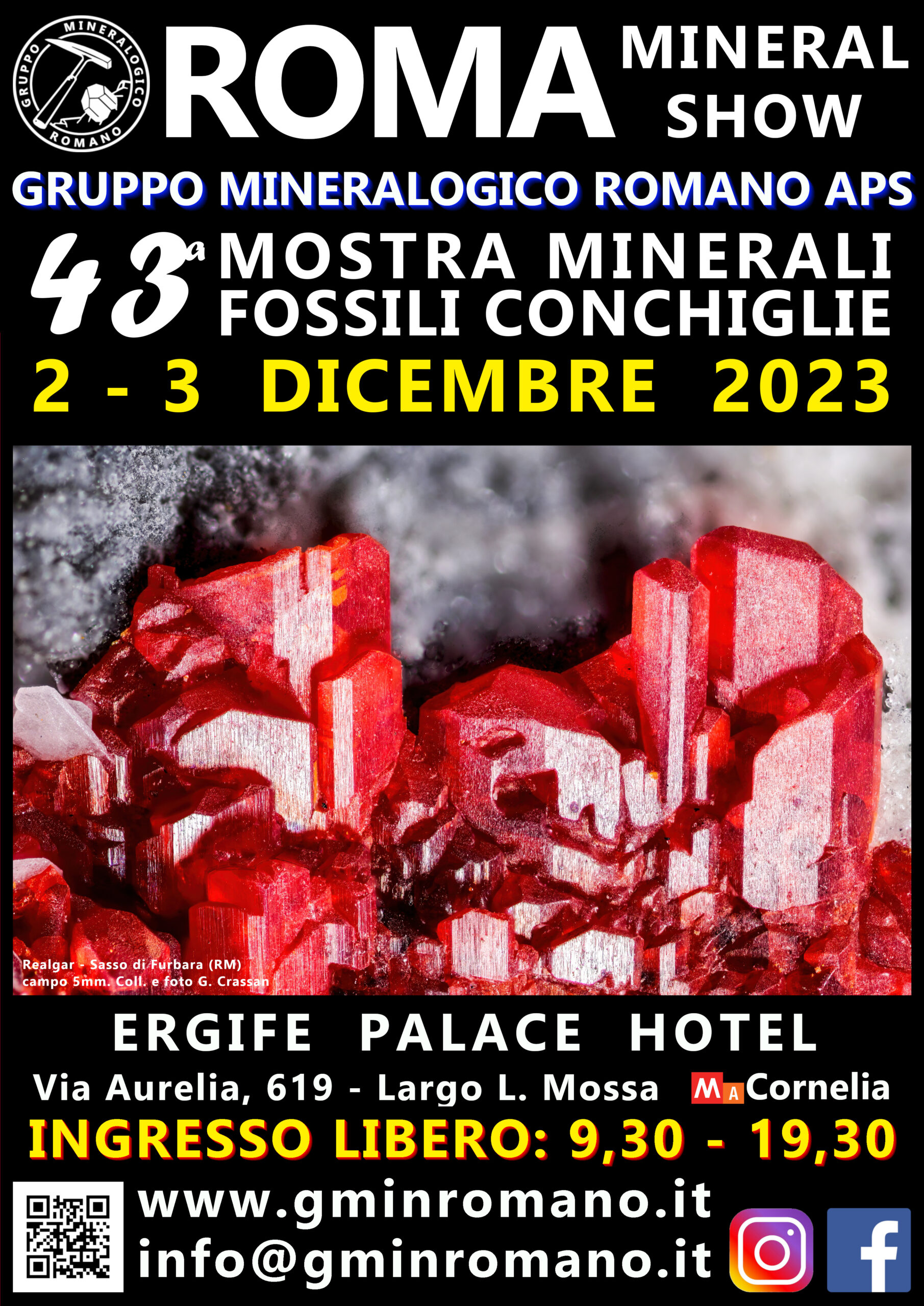 I geologi di Roma Tre al Roma Mineral show 2023 - Dipartimento di ...